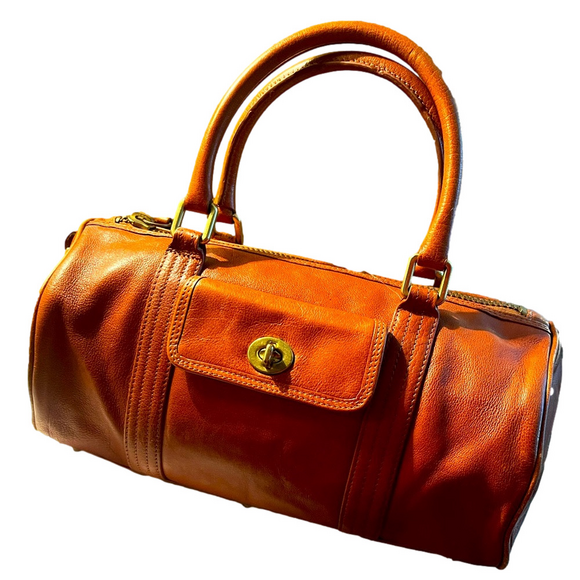 Coach | Bags | Rare Vintage Coach Buffalo Glazed Roll Tote Crossbody ...